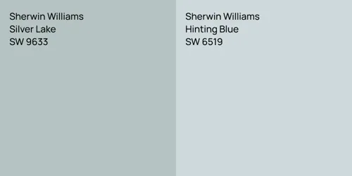 Compare Sherwin Williams Silver Lake with other colors