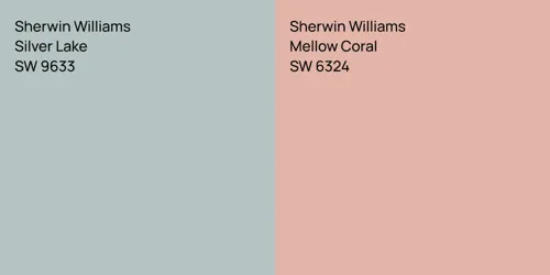Compare Sherwin Williams Silver Lake with other colors