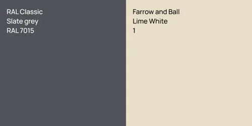 RAL Classic Slate grey vs. RAL Classic Anthracite grey comparison