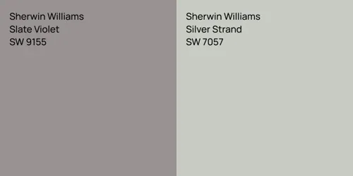 Sherwin Williams Slate Violet vs. Sherwin Williams Slate Violet comparison