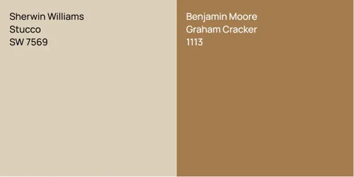 Compare Sherwin Williams Stucco with other colors