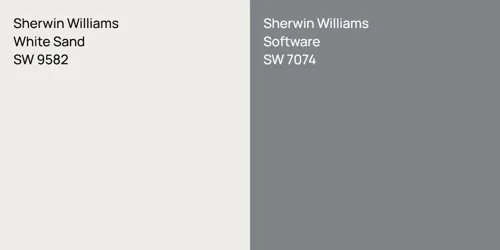Sherwin Williams White Sand vs. Sherwin Williams Pure White comparison