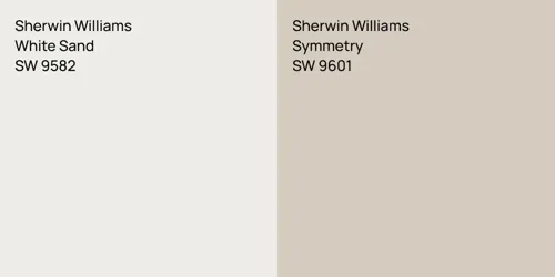 Sherwin Williams White Sand vs. Sherwin Williams Pure White comparison