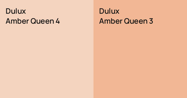 Dulux Amber Queen 4 vs. Dulux Amber Queen 3 comparison