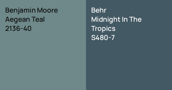 Behr Midnight In The Tropics