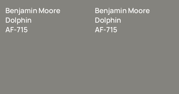 Benjamin Moore Dolphin vs. Benjamin Moore Dolphin comparison
