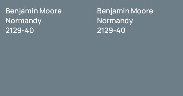 Benjamin Moore Normandy vs. Benjamin Moore Normandy comparison