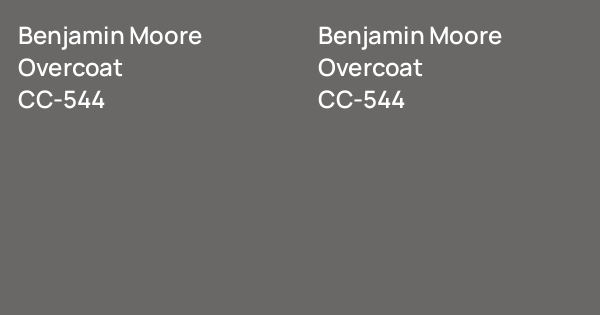 Benjamin Moore Overcoat vs. Benjamin Moore Overcoat comparison