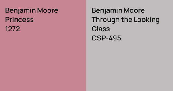 Benjamin Moore Princess vs. Benjamin Moore Through the Looking Glass ...