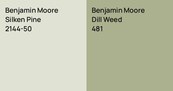 Benjamin Moore Silken Pine