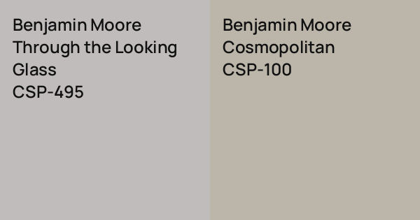 Benjamin Moore Through the Looking Glass vs. Benjamin Moore ...
