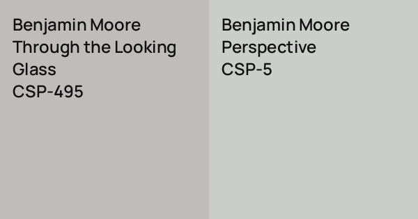 Benjamin Moore Through the Looking Glass vs. Benjamin Moore Perspective ...