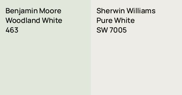 Woodland White Benjamin Moore