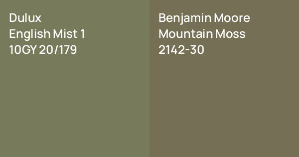 Benjamin Moore Mountain Moss 1