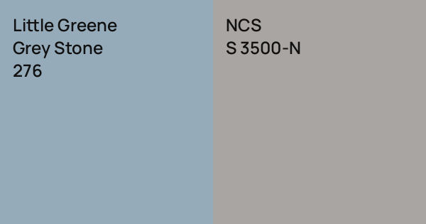 Little Greene Grey Stone vs. NCS S 3500-N comparison