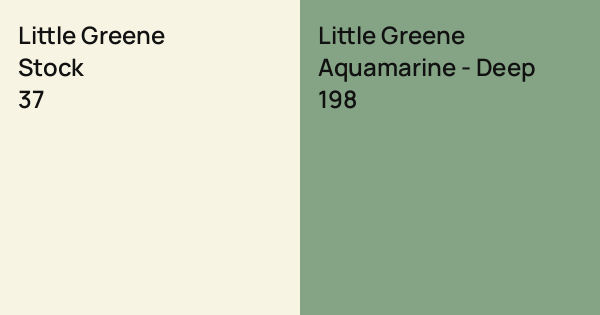 Little Greene Stock vs. Little Greene Aquamarine - Deep comparison