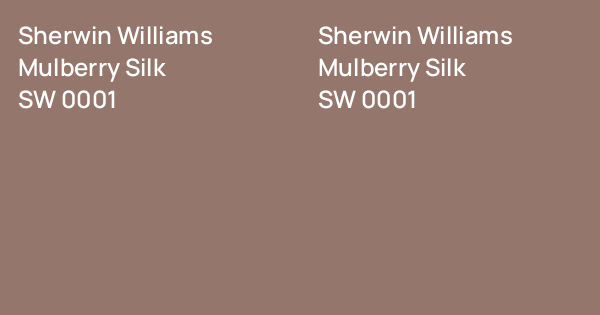 Sherwin Williams Mulberry Silk vs. Sherwin Williams Mulberry Silk ...
