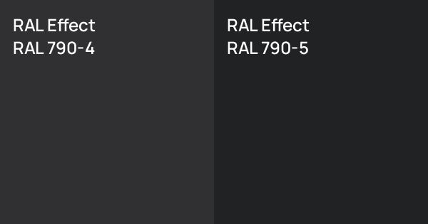 RAL Effect RAL 790-4 vs. RAL Effect RAL 790-5 comparison