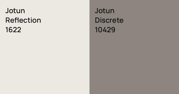 Jotun Reflection vs. Jotun Discrete comparison