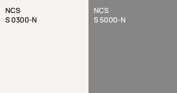 NCS S 0300-N vs. NCS S 5000-N comparison