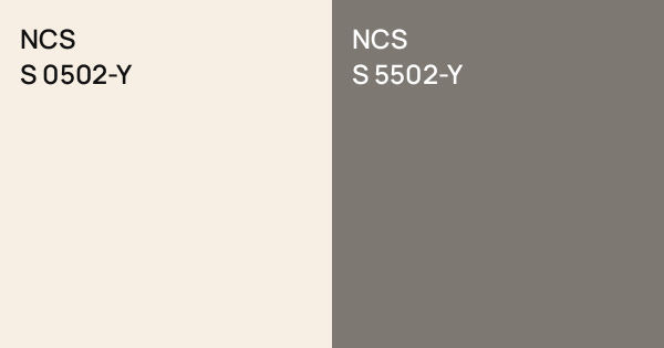 NCS S 0502-Y vs. NCS S 5502-Y comparison