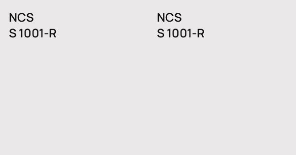 NCS S 1001-R vs. NCS S 1001-R comparison