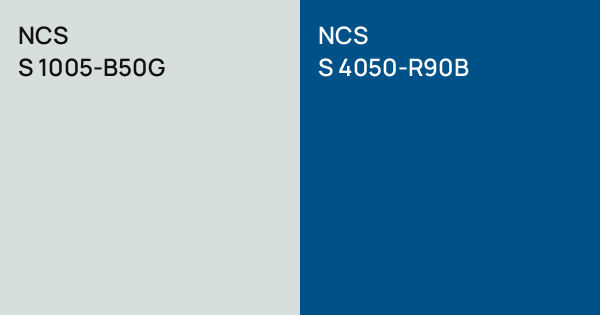 NCS S 1005-B50G vs. NCS S 4050-R90B comparison