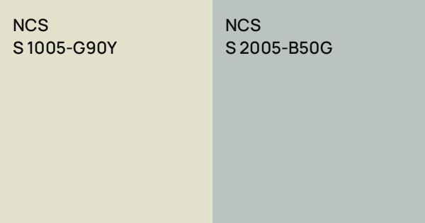 NCS S 1005-G90Y vs. NCS S 2005-B50G comparison