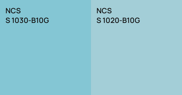 NCS S 1030-B10G vs. NCS S 1020-B10G comparison