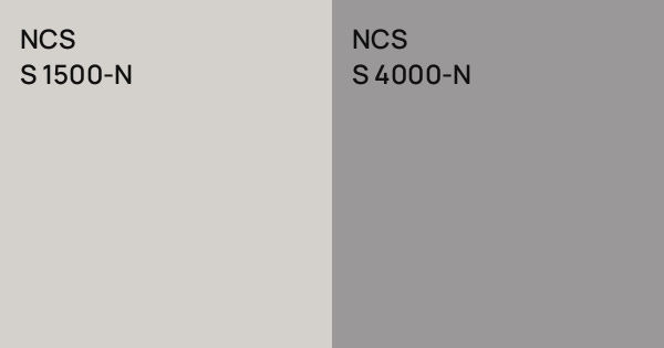 NCS S 1500-N vs. NCS S 4000-N comparison