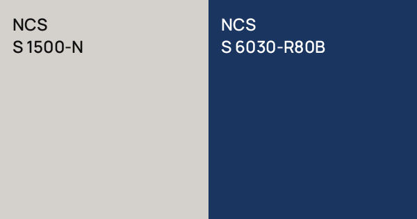 NCS S 1500-N vs. NCS S 6030-R80B comparison