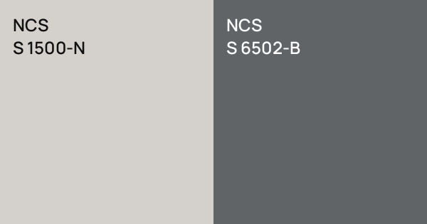 NCS S 1500-N vs. NCS S 6502-B comparison