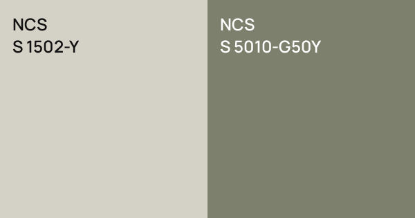NCS S 1502-Y vs. NCS S 5010-G50Y comparison