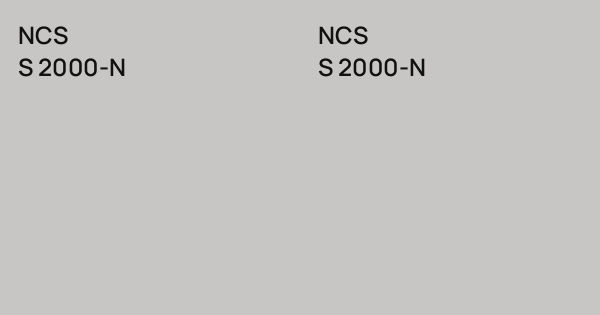 NCS S 2000-N vs. NCS S 2000-N comparison