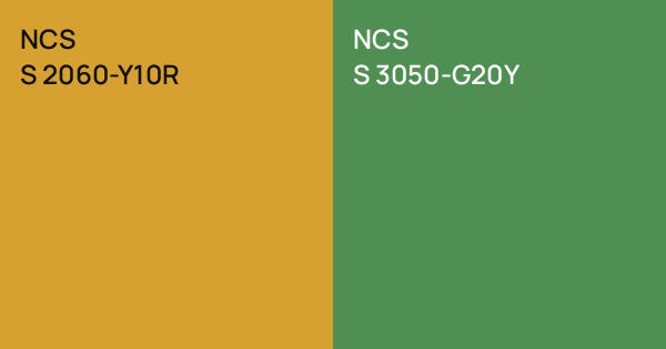 NCS S 2060-Y10R vs. NCS S 3050-G20Y comparison