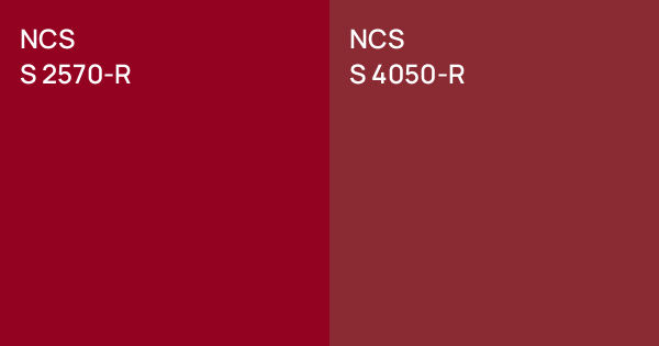 NCS S 2570-R vs. NCS S 4050-R comparison