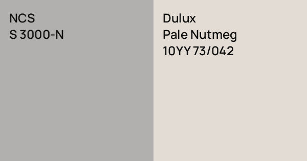 NCS S 3000-N vs. Dulux Pale Nutmeg comparison