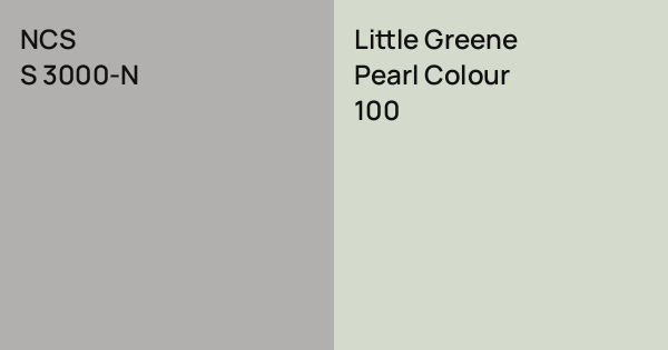 NCS S 3000-N vs. Little Greene Pearl Colour comparison