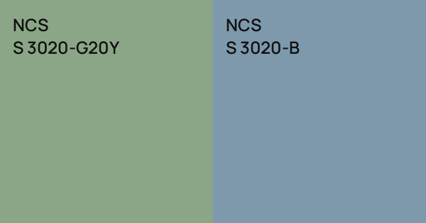 NCS S 3020-G20Y vs. NCS S 3020-B comparison