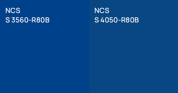 NCS S 3560-R80B vs. NCS S 4050-R80B comparison