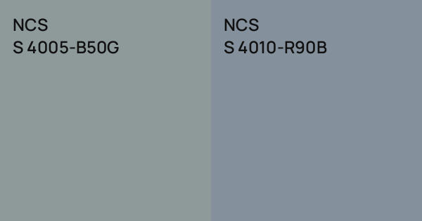 NCS S 4005-B50G vs. NCS S 4010-R90B comparison