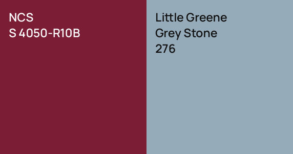 NCS S 4050-R10B vs. Little Greene Grey Stone comparison