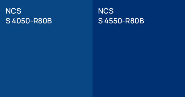 NCS S 4050-R80B vs. NCS S 4550-R80B comparison