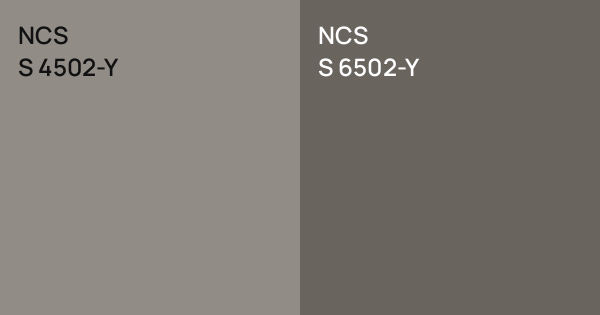 NCS S 4502-Y vs. NCS S 6502-Y comparison