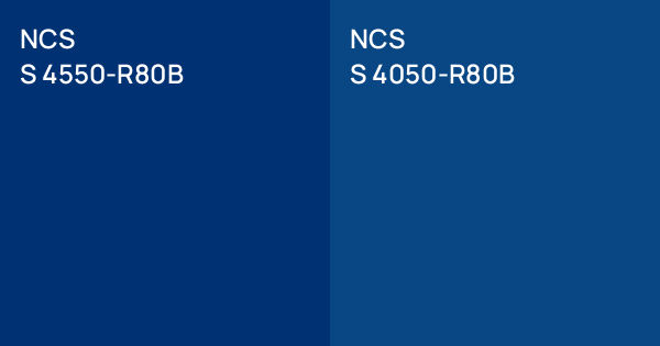 NCS S 4550-R80B vs. NCS S 4050-R80B comparison