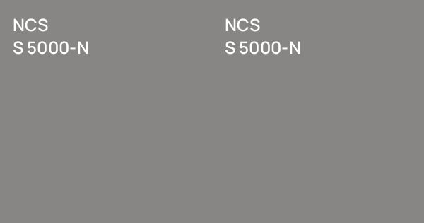 NCS S 5000-N vs. NCS S 5000-N comparison