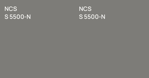 NCS S 5500-N vs. NCS S 5500-N comparison