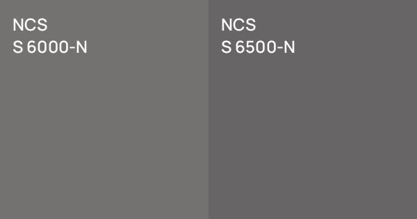 NCS S 6000-N vs. NCS S 6500-N comparison