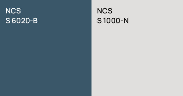 NCS S 6020-B vs. NCS S 1000-N comparison