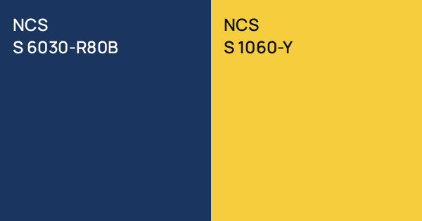 NCS S 6030-R80B vs. NCS S 1060-Y comparison